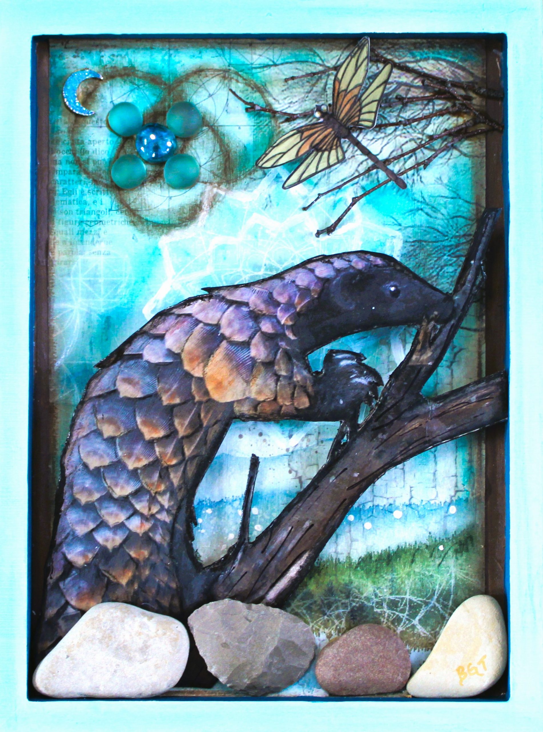 February Animal Wisdom Reading Plus Winner of Pangolin Art – Joyful Paws
