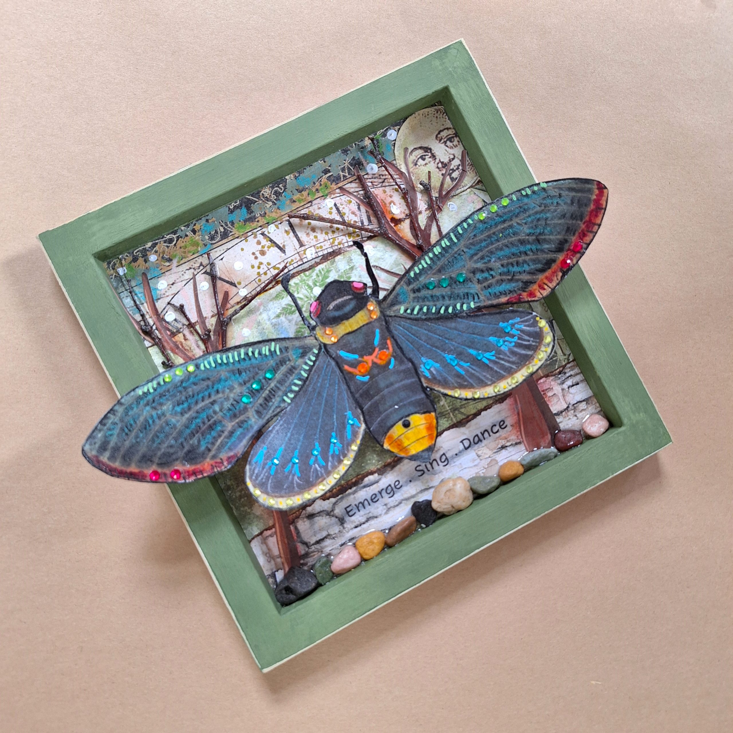 cicada art piece - Joyful Paws